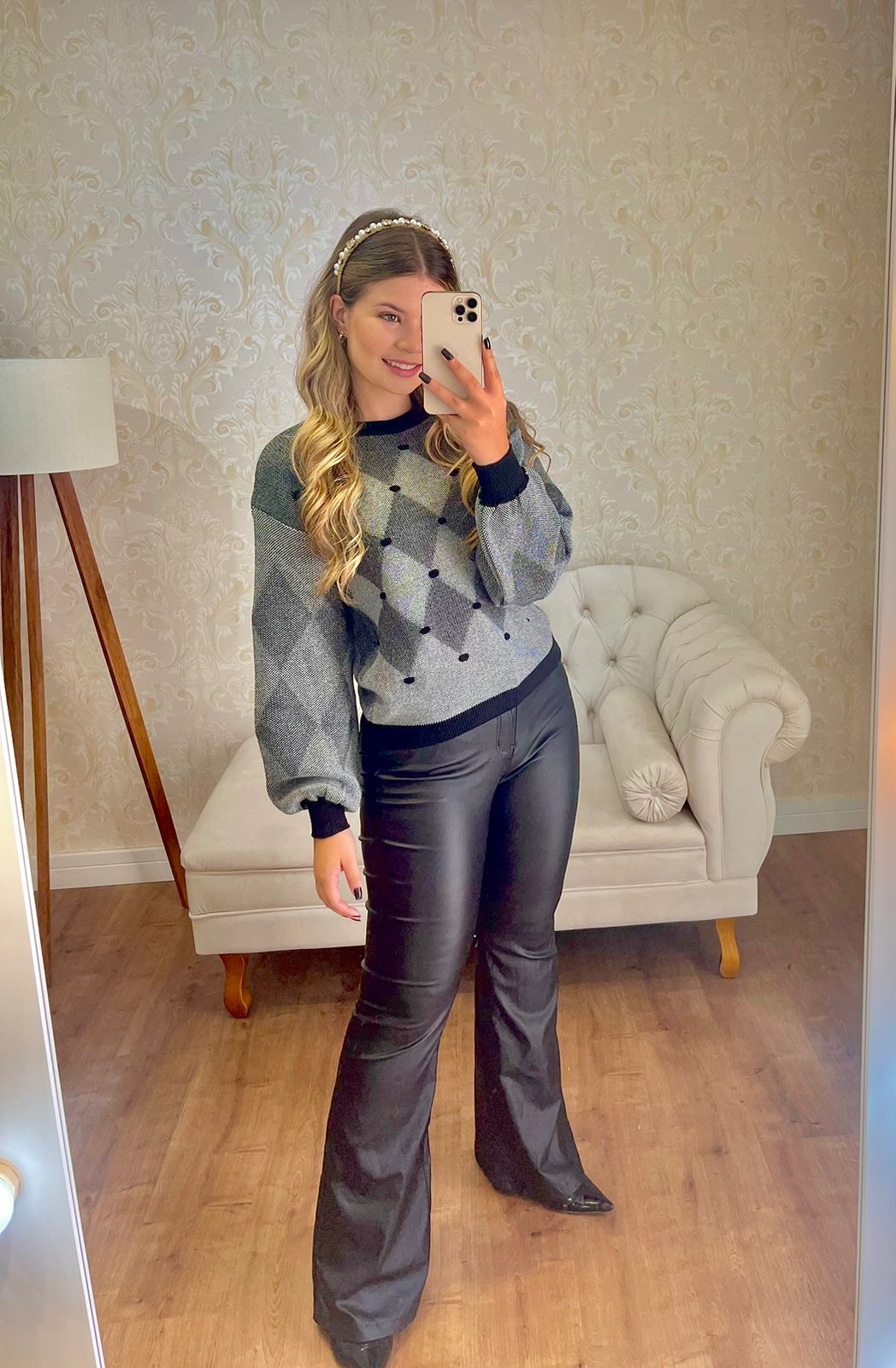 Bl Anne - escocês pompom - Petit Poa Tricot